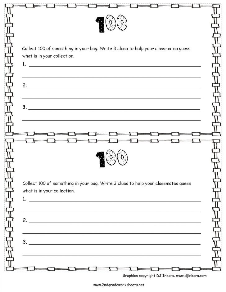 100Th Day Of School Worksheets And Printouts | Printable 100 Day ... 100Th Day Of School Worksheets And Printouts | Printable 100 Day ...