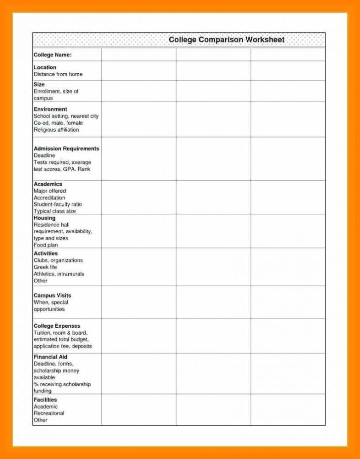 8+ College Spreadsheet Template | Credit Spreadsheet | Printable ...
