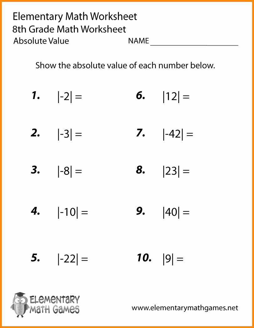 Free Printable 8Th Grade Algebra Worksheets Printable Worksheets