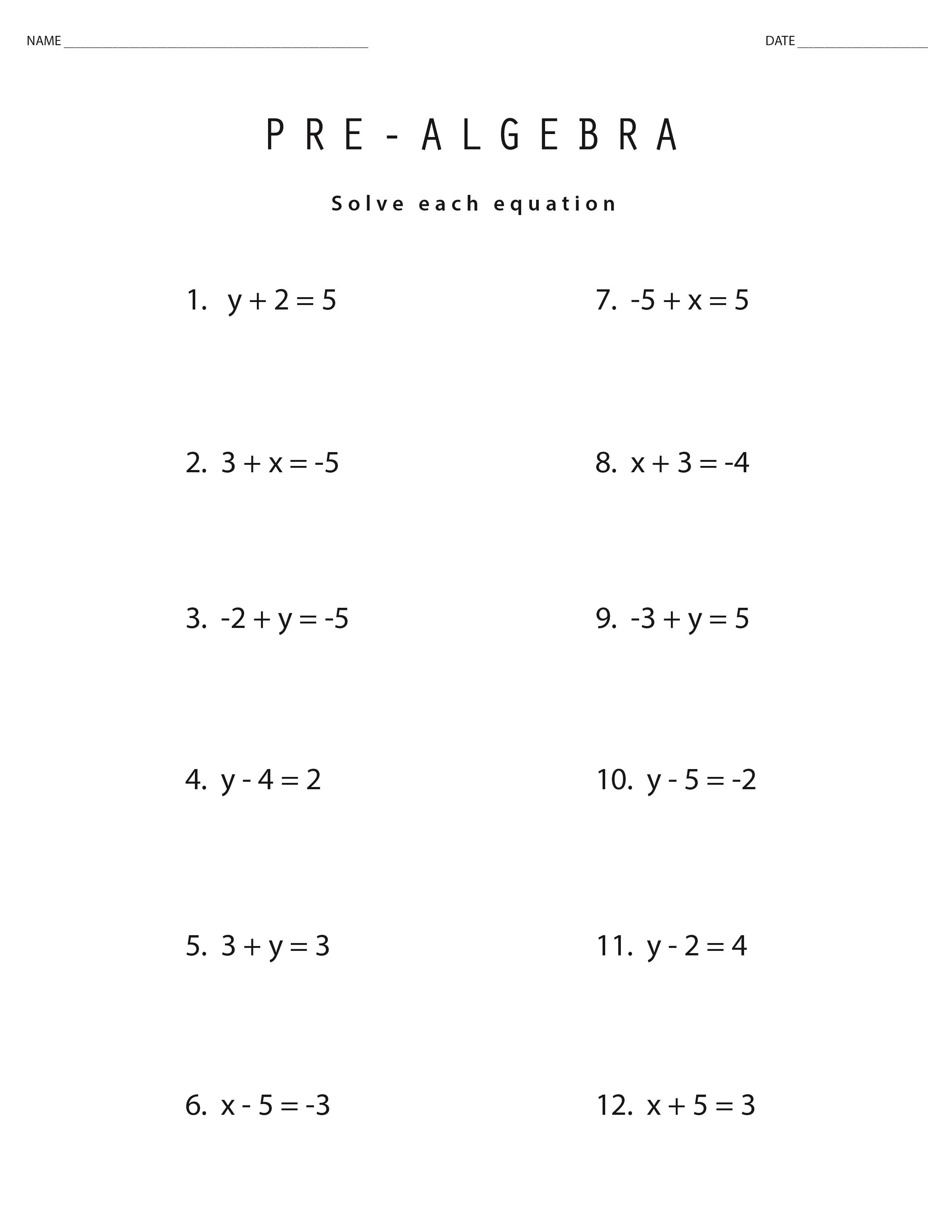 Math Worksheet College Math Problems Worksheets Like And Unlike 