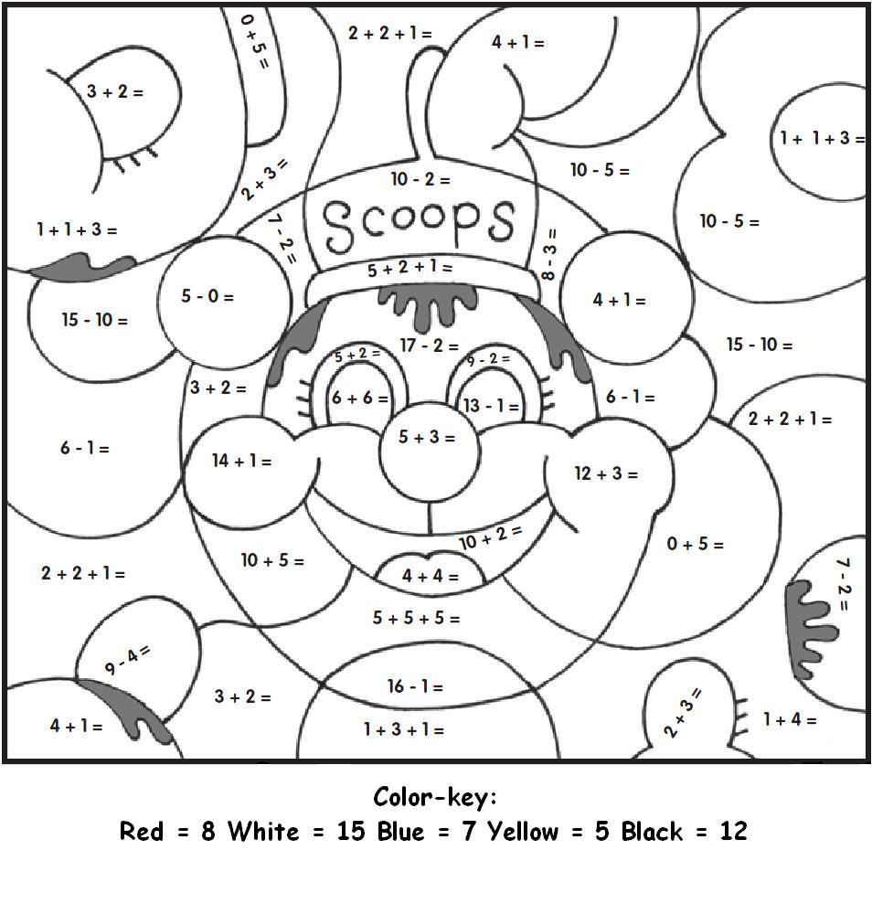 Printable Math Coloring Worksheets Printable Worksheets