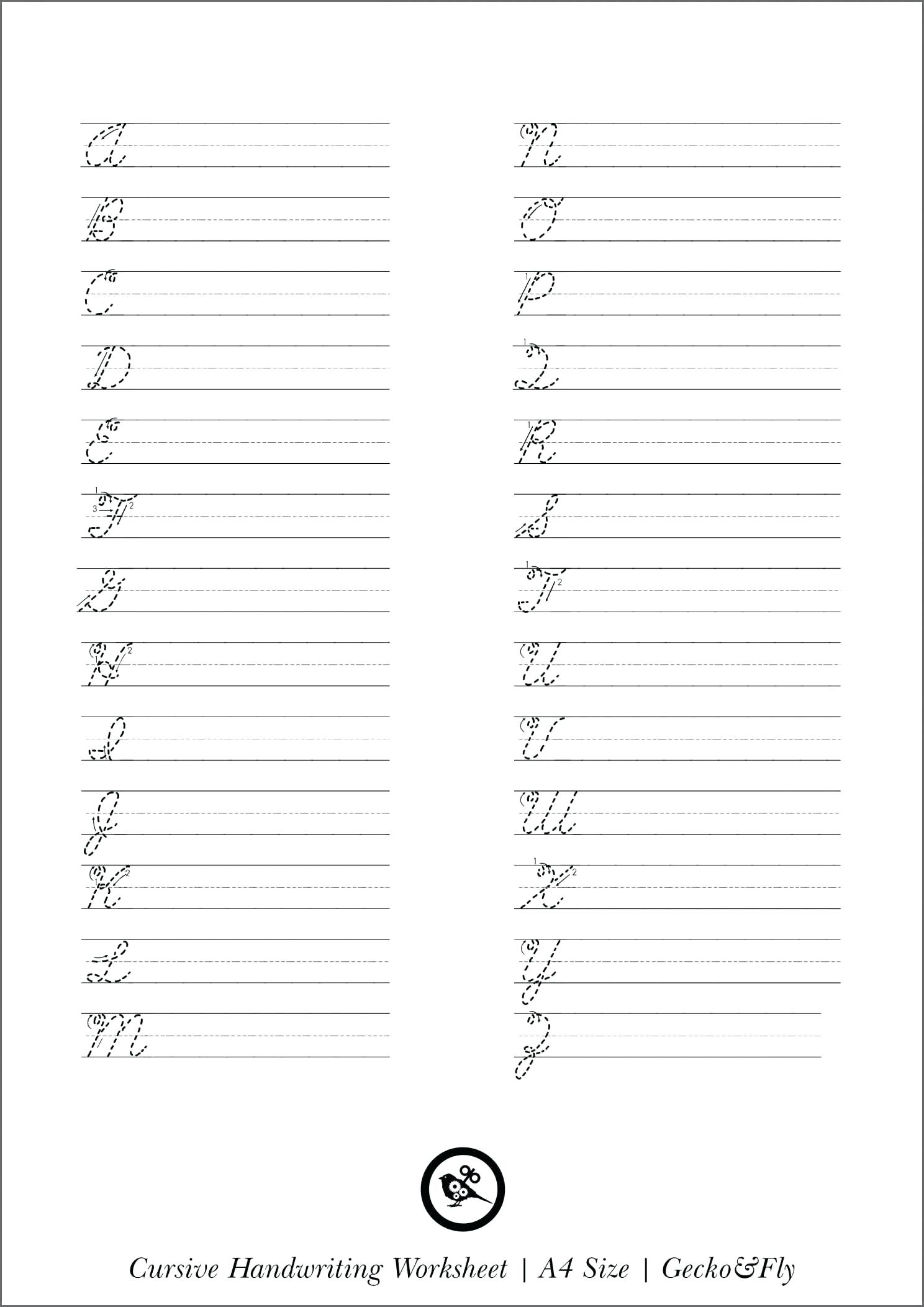 Aesthetic Handwriting Practice Sheets Pdf Thekidsworksheet Aesthetic 
