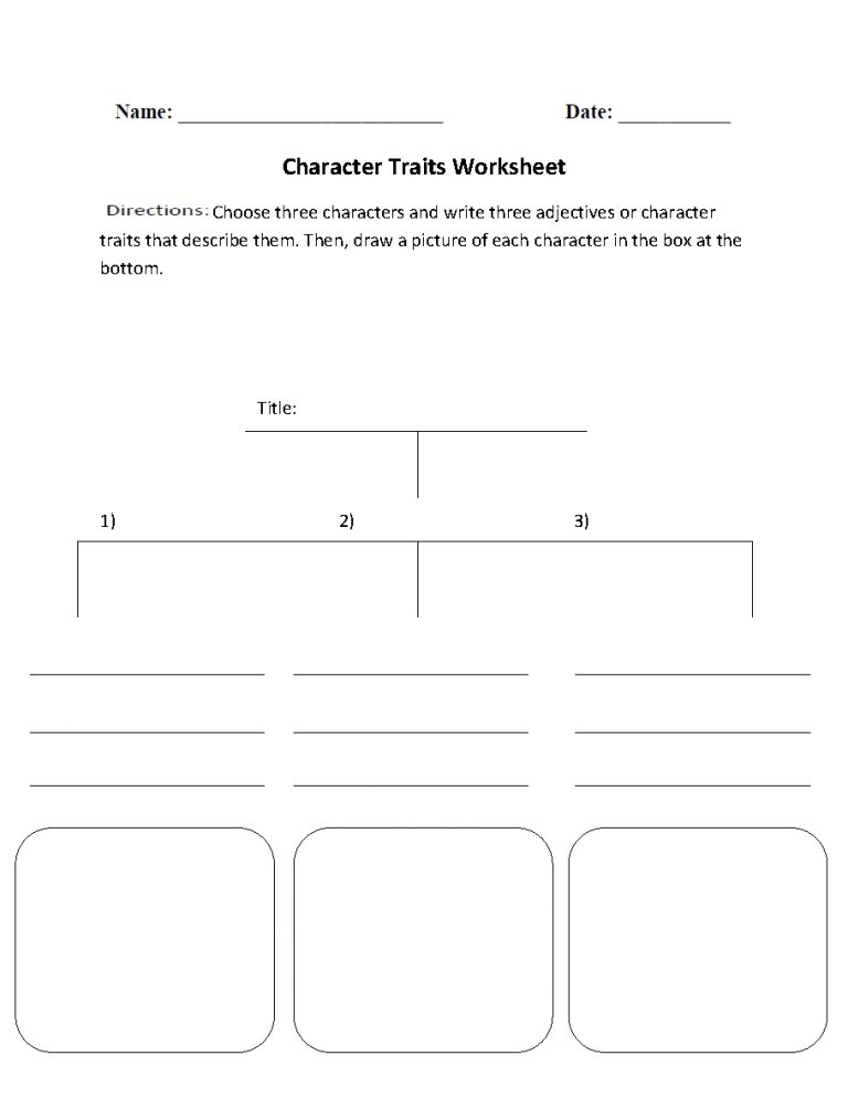 Englishlinx | Character Analysis Worksheets | Printable Character ... Englishlinx | Character Analysis Worksheets | Printable Character ...