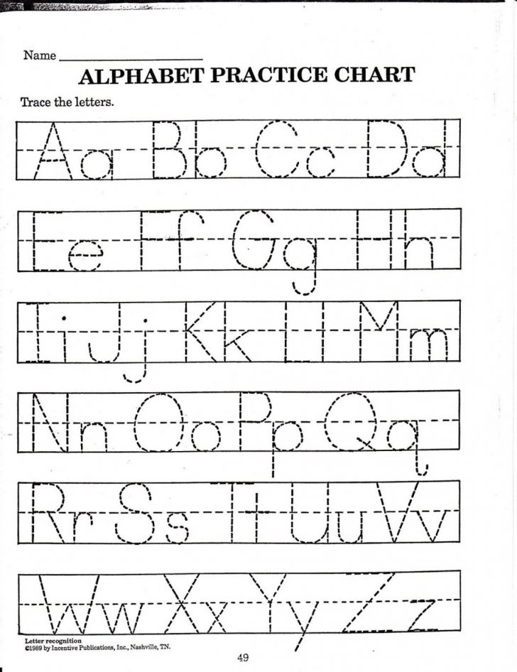 Free Printable Alphabet Worksheets – With Penmanship Exercises Also ...