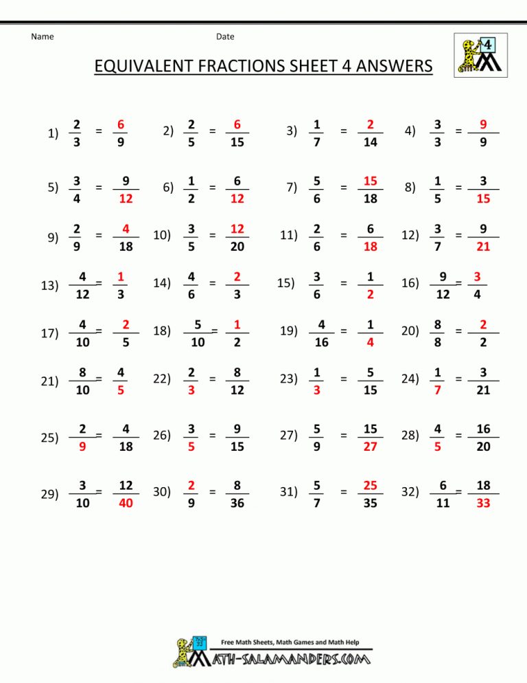 Free-Printable-Fraction-Worksheets-Equivalent-Fractions-4Ans.gif | Free ...