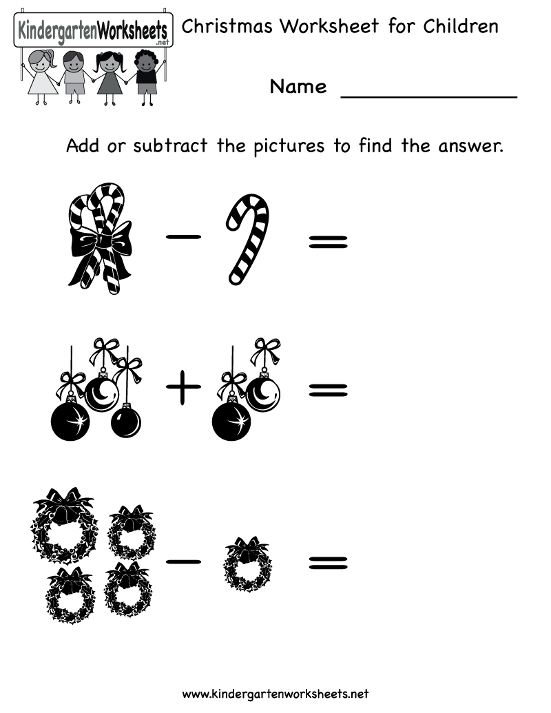 Free Printable Holiday Math Worksheets Printable Worksheets