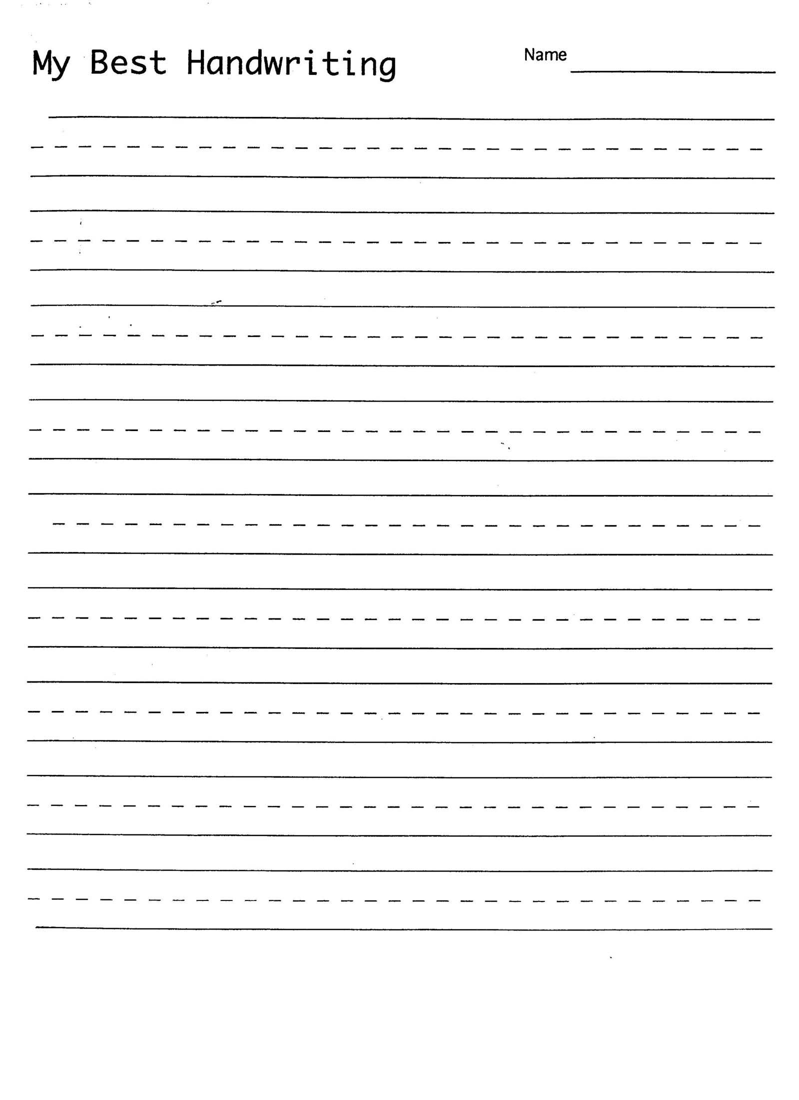 Handwriting Paper Printable Blank Handwriting Worksheets Printable Handwriting Paper Printable Blank Handwriting Worksheets Printable