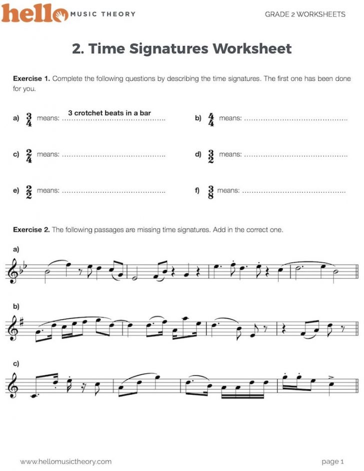 Music Theory Worksheets With 1500+ Pdf Exercises | Hello Music Theory ...