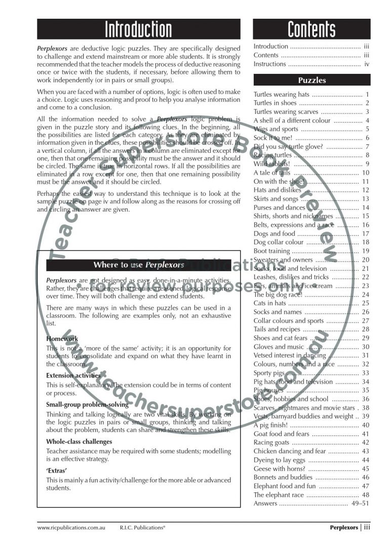 Perplexors: Ages 8-9Teacher Superstore - Issuu | Printable Perplexors ...