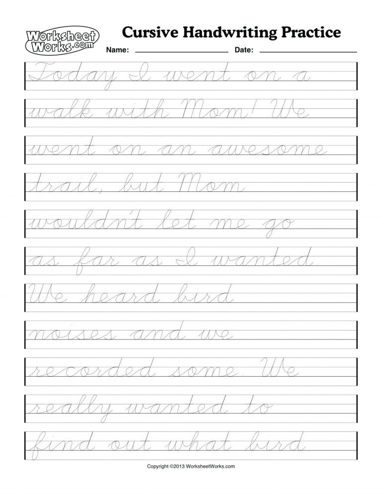 Printable Cursive Name Sheets Cursive Name Worksheets Cursive - Free ...