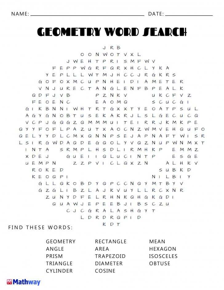 Try Our Geometry Smiley Face Word Search. Keep Busy With Our | Free ...