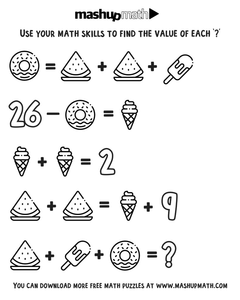 Free Printable Fun Math Worksheets For 4Th Grade - Printable Worksheets