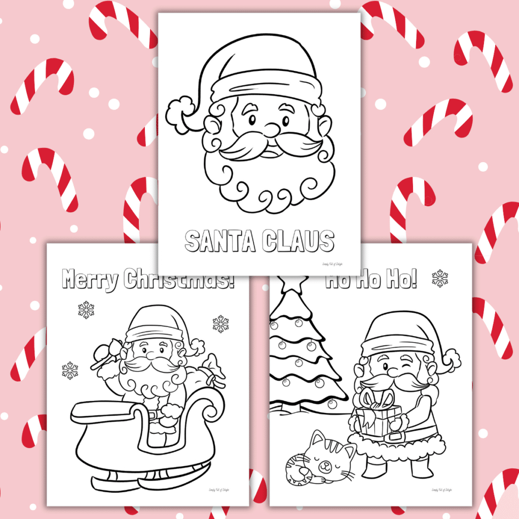 Free Christmas Coloring Worksheets - Printable Worksheets