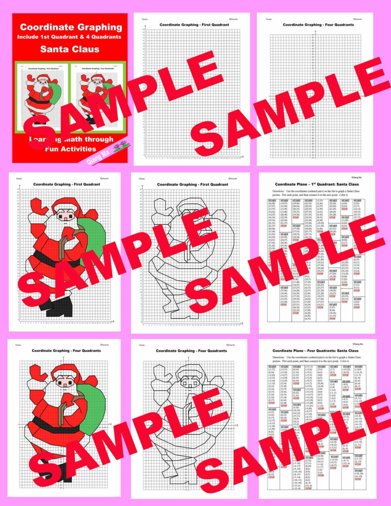 Father Christmas Graphing Worksheets - Printable Worksheets