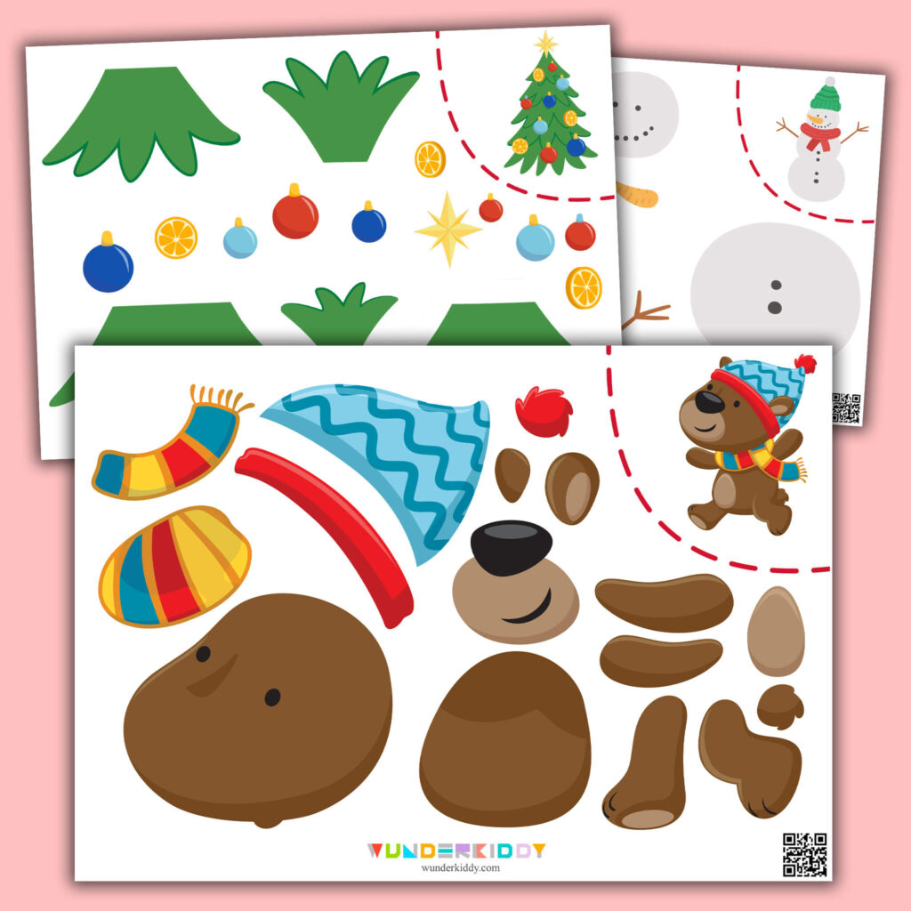 Christmas Preschool Worksheets Cut And Paste - Printable Worksheets