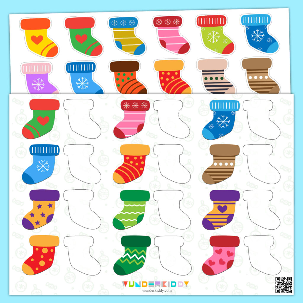 Christmas Stocking Worksheets Printable - Printable Worksheets